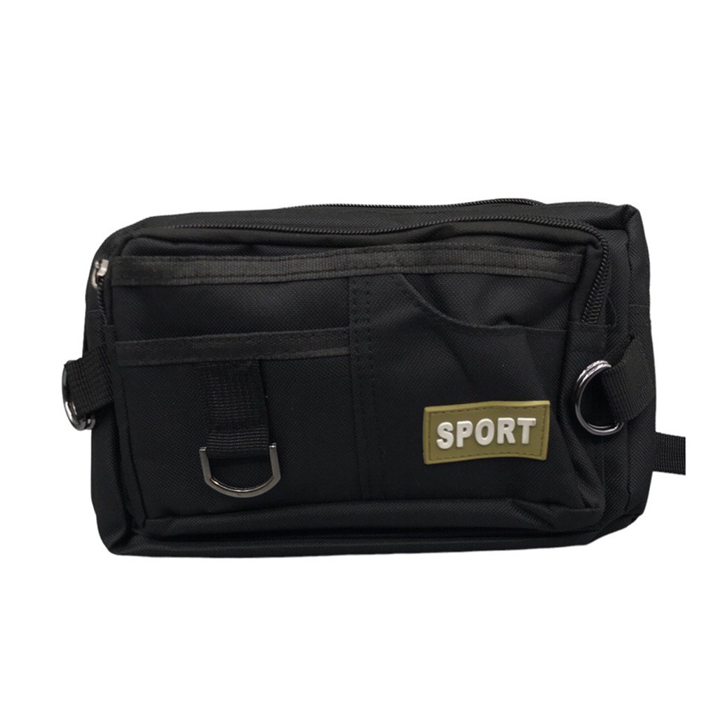 Pochete Bag Bolsa 7 Compartimentos | Shopee Brasil