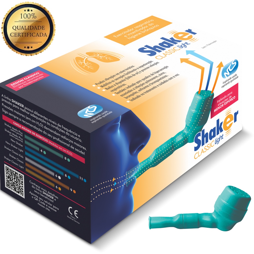Shaker Classic Light aparelho para fisioterapia respiratória | Shopee ...