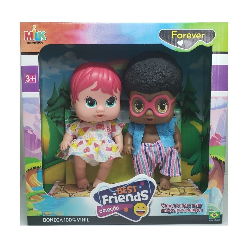 Coleção Best Friends Brinquedo Kit Bonecos Menino E Menina | Shopee Brasil