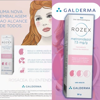 Gel para Pele com Rosácea Galderma Rozex 7,5mg/g com 30g | Shopee Brasil