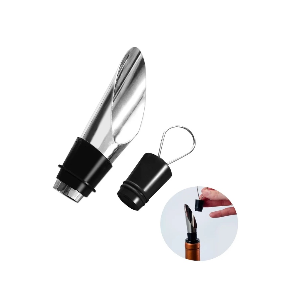 Tampa Rolha Funil Garrafa De Vinho Em Inox Com Bico Dosador | Shopee Brasil Tampa Rolha Funil Garrafa De Vinho Em Inox Com Bico Dosador | Shopee Brasil