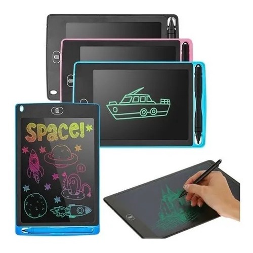 Lousa Mágica Infantil Tela Lcd 10 Polega TABLET Que Desenha E Apaga ...