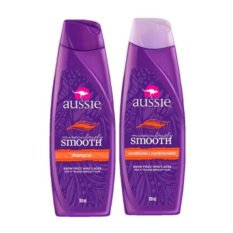 Combo Aussie Smooth Miraculously (2peças)180 ML | Shopee Brasil