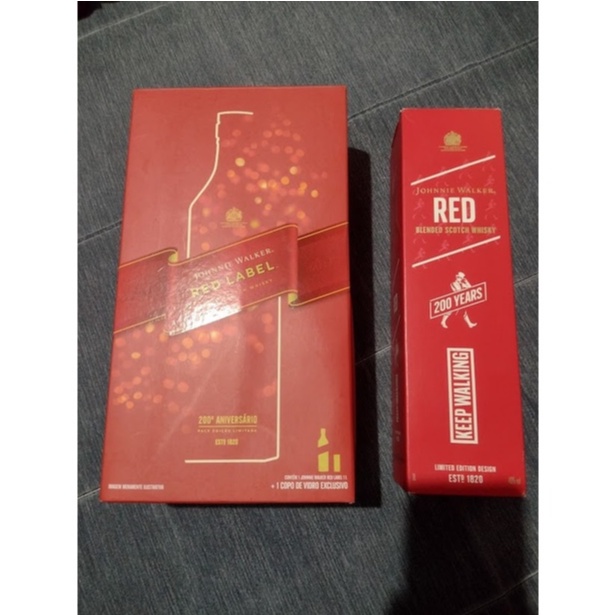 Whisky Red Label Comemoração 200 Anos Edição Limitada | Shopee Brasil