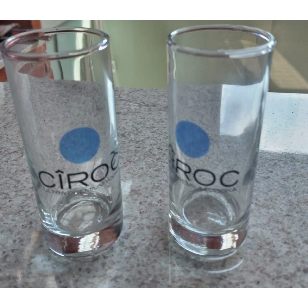 Kit 2 Copo shot dose Ciroc - 60 ml | Shopee Brasil
