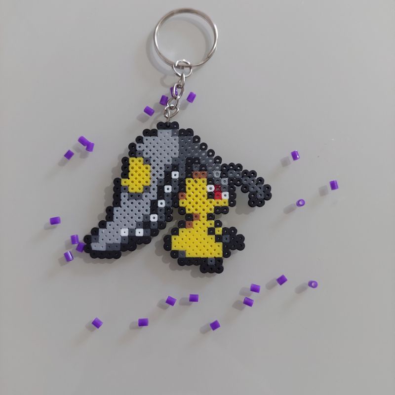 Chaveiro Pokemon Mawile -Pixel Art/Perler beads | Shopee Brasil