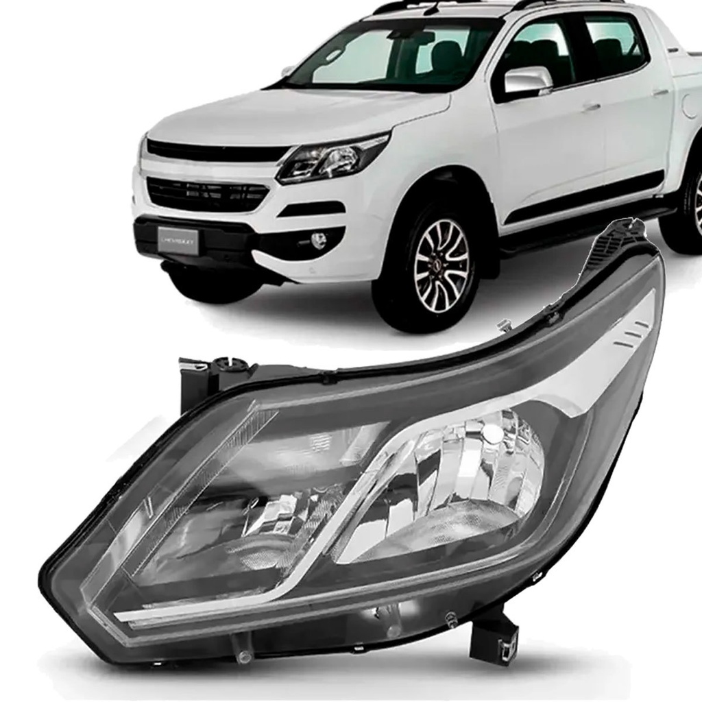 Farol S10 Trailblazer com Led 2017 2018 2019 2020 2021 2022 | Shopee Brasil