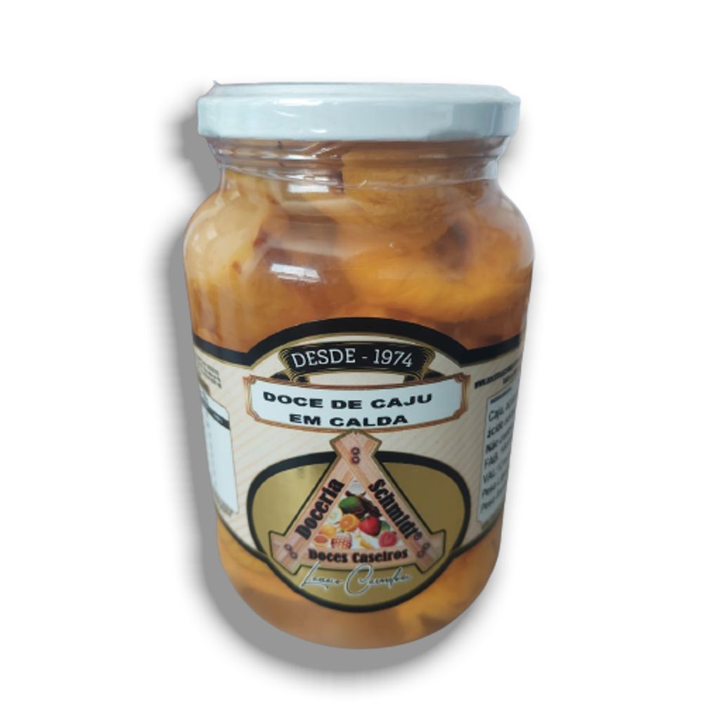 Doce de Caju em Calda - Caseiro - Tradicional Schmitd 600g | Shopee Brasil