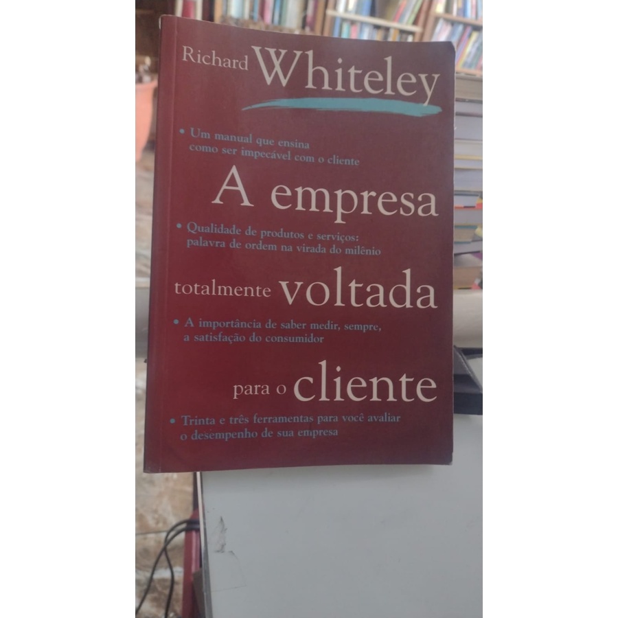 A empresa totalmente voltada para o cliente Richard Whiteley | Shopee ...