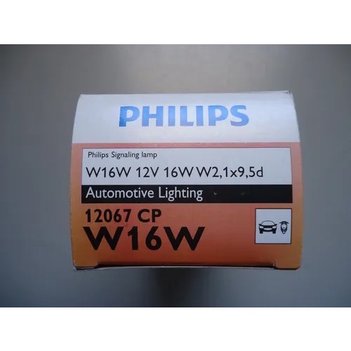 Lampada Comum 12v W16w 12067 Super Pingao Philips 10 Peças | Shopee Brasil