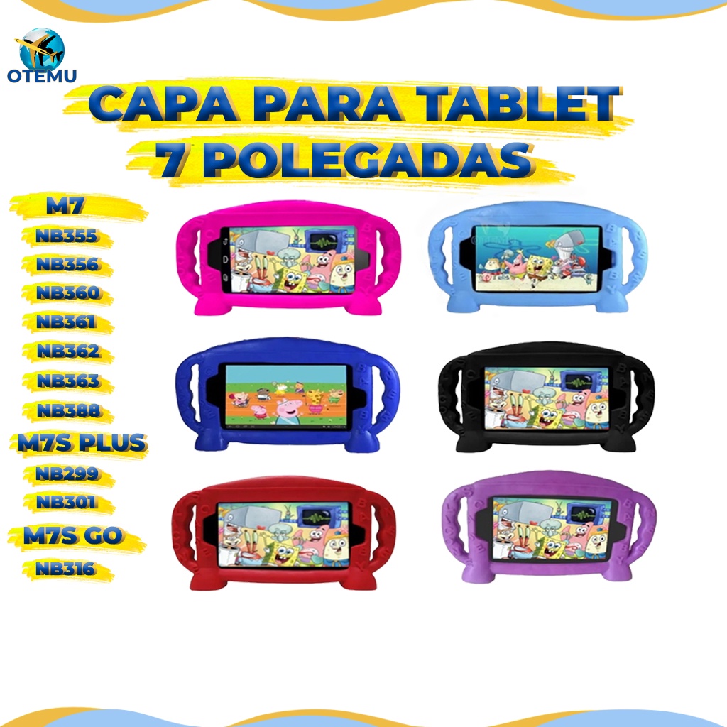Capa Case Infantil Para Tablet 7 Polegadas Todas As Marcas | Shopee Brasil