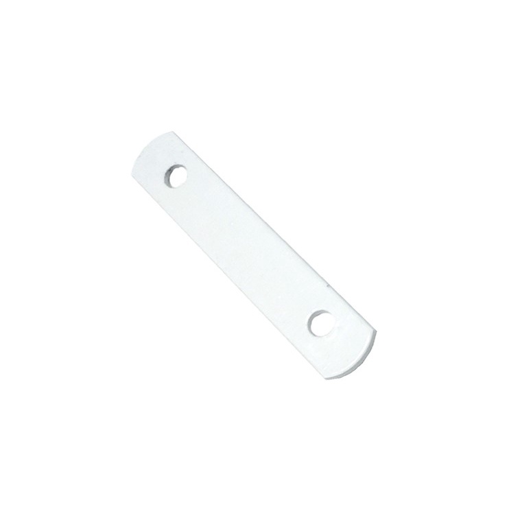 Chapa Reta Régua Fixação (2 Polegada 5cm) Branca Para moveis 10 ...