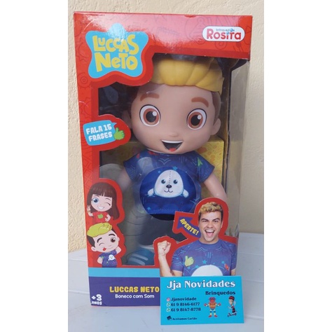 boneco do Lucas neto que fala original | Shopee Brasil