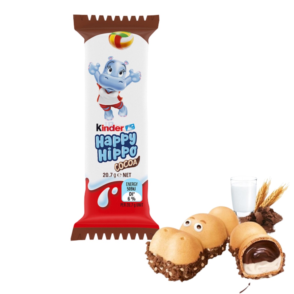 Kinder Happy Hippo Importado Alemanha Com Nutella unidade | Shopee Brasil