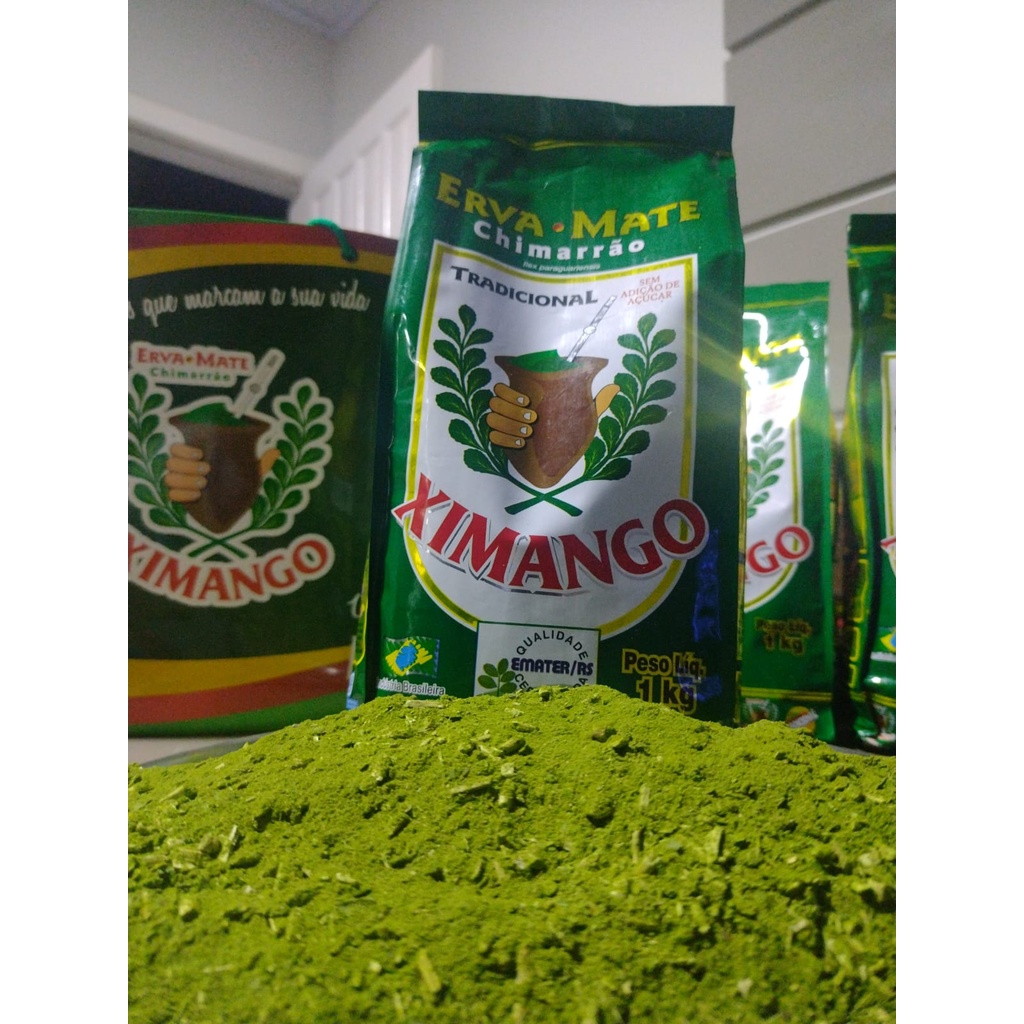 Erva Mate Ximango Tradicional Pacote Laminado1 Kg | Shopee Brasil