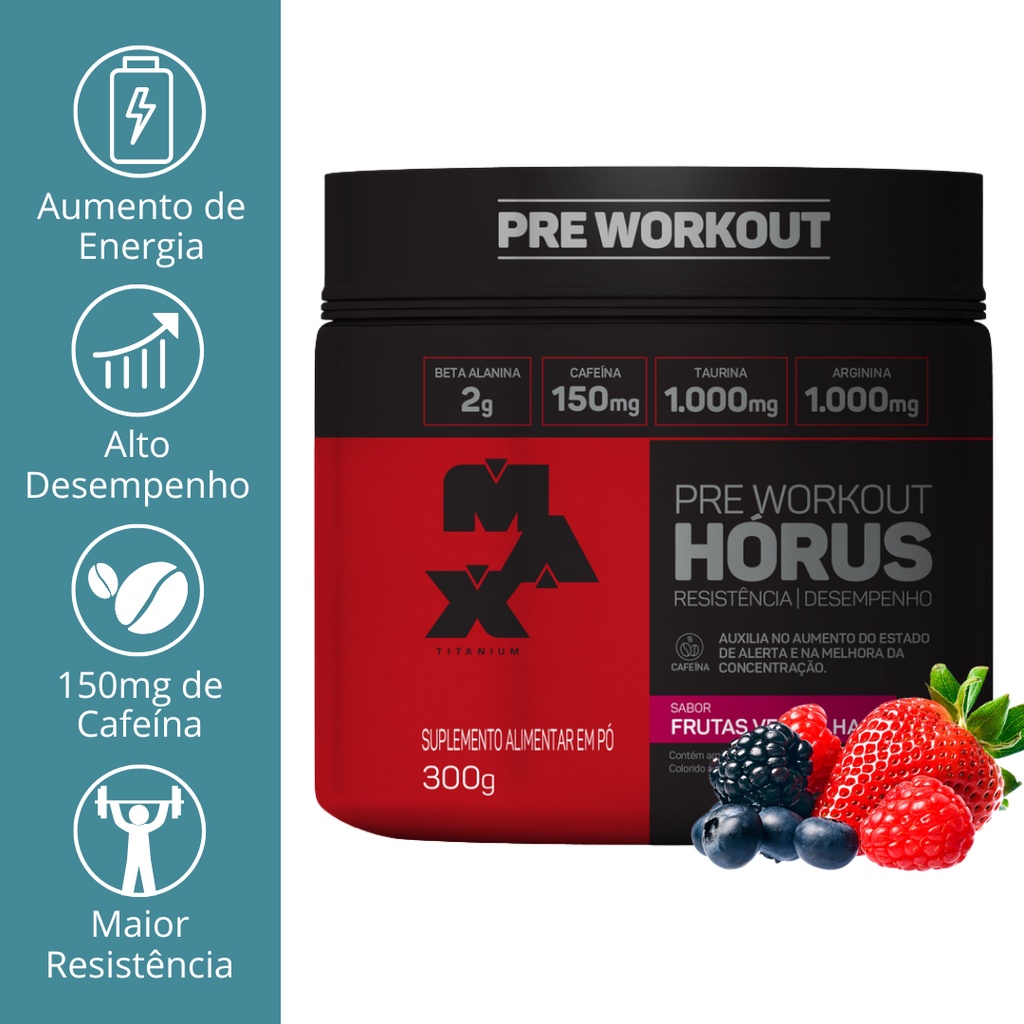 HORUS (300G E 150G) - MAX TITANIUM | Shopee Brasil