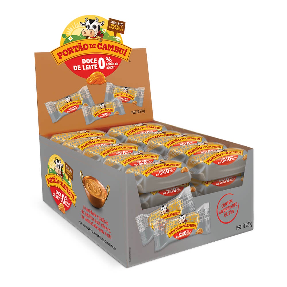 D. LEITE TRADICIONAL ZERO ACUCAR DP 920G (40 UNIDADES DE 23G) | Shopee Brasil