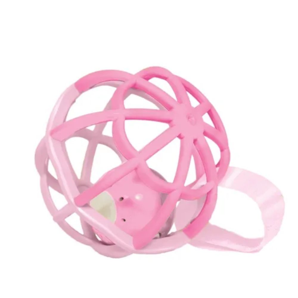Brinquedo Interativo Para Bebes cor rosa Baby Ball Luz E Som Infantil ...