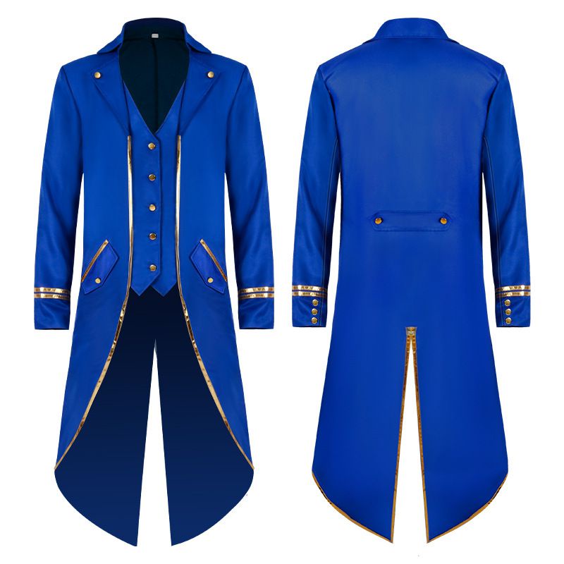 Steampunk Longo Retro Tailcoat Smoking Príncipe Medieval Victorian ...