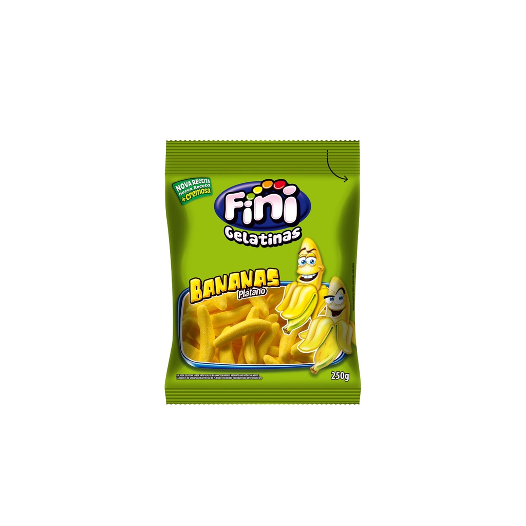 Balas Gelatina Fini Bananas 250g | Shopee Brasil
