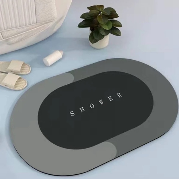 Tapete Antiderrapante Banheiro Box Absorvente Capacho Bathroom 40x60 ...