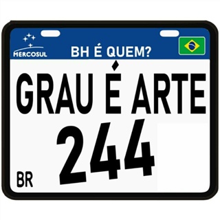 Placa Decorativa Grau É Arte 244 BH 17x20cm | Shopee Brasil