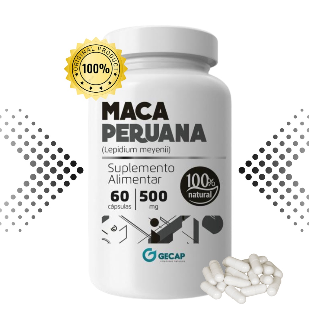Maca Peruana 500mg 60 Caps Premium | Shopee Brasil