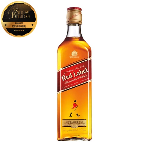 Whisky Red Label Johnnie Walker 500ml | Shopee Brasil