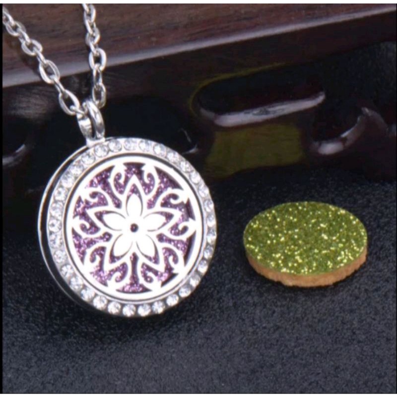 Colar Difusor Aromatizador Strass 25 mm. | Shopee Brasil