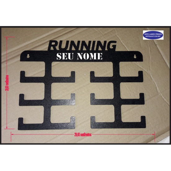 Porta Medalhas em MDF Tam 20x29cm 12 Hastes | Shopee Brasil