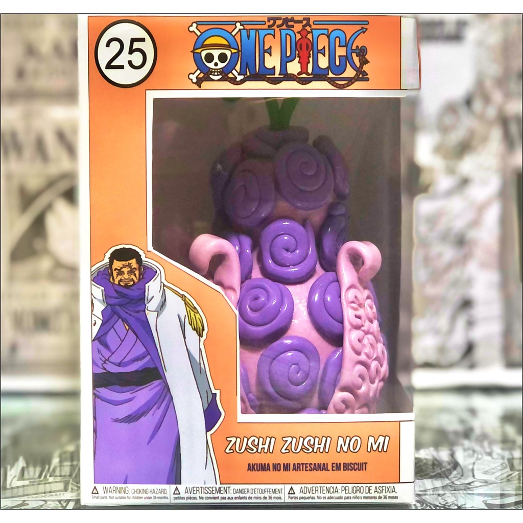 Action Figure -Akuma no mi - Zushi Zushi No Mi + Caixa- One Piece ...