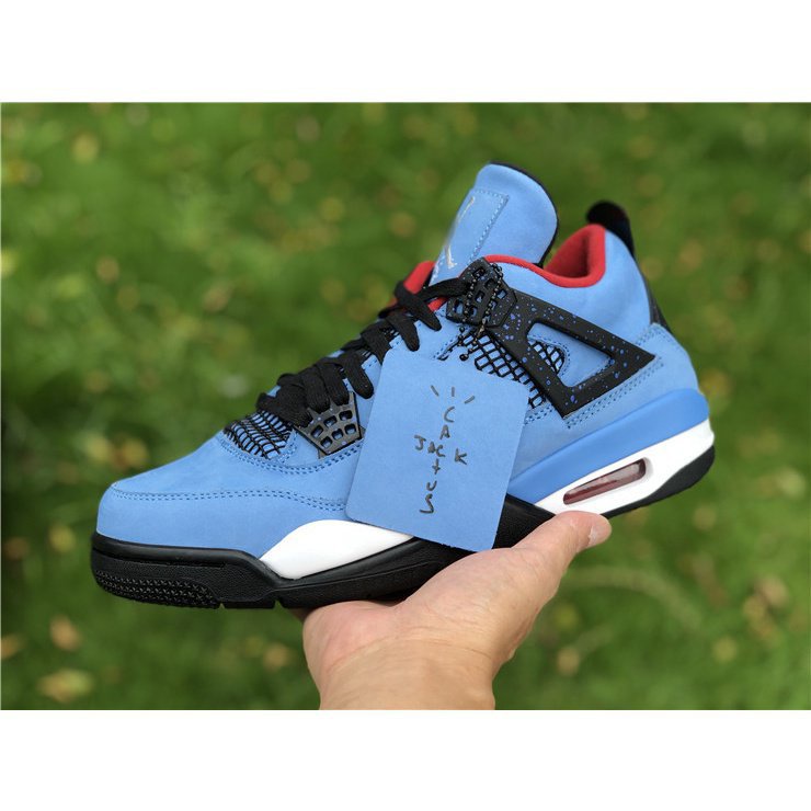 Travis Scott X Air Jordan 4 Houston Oilers Masculinos Para Venda mief ...