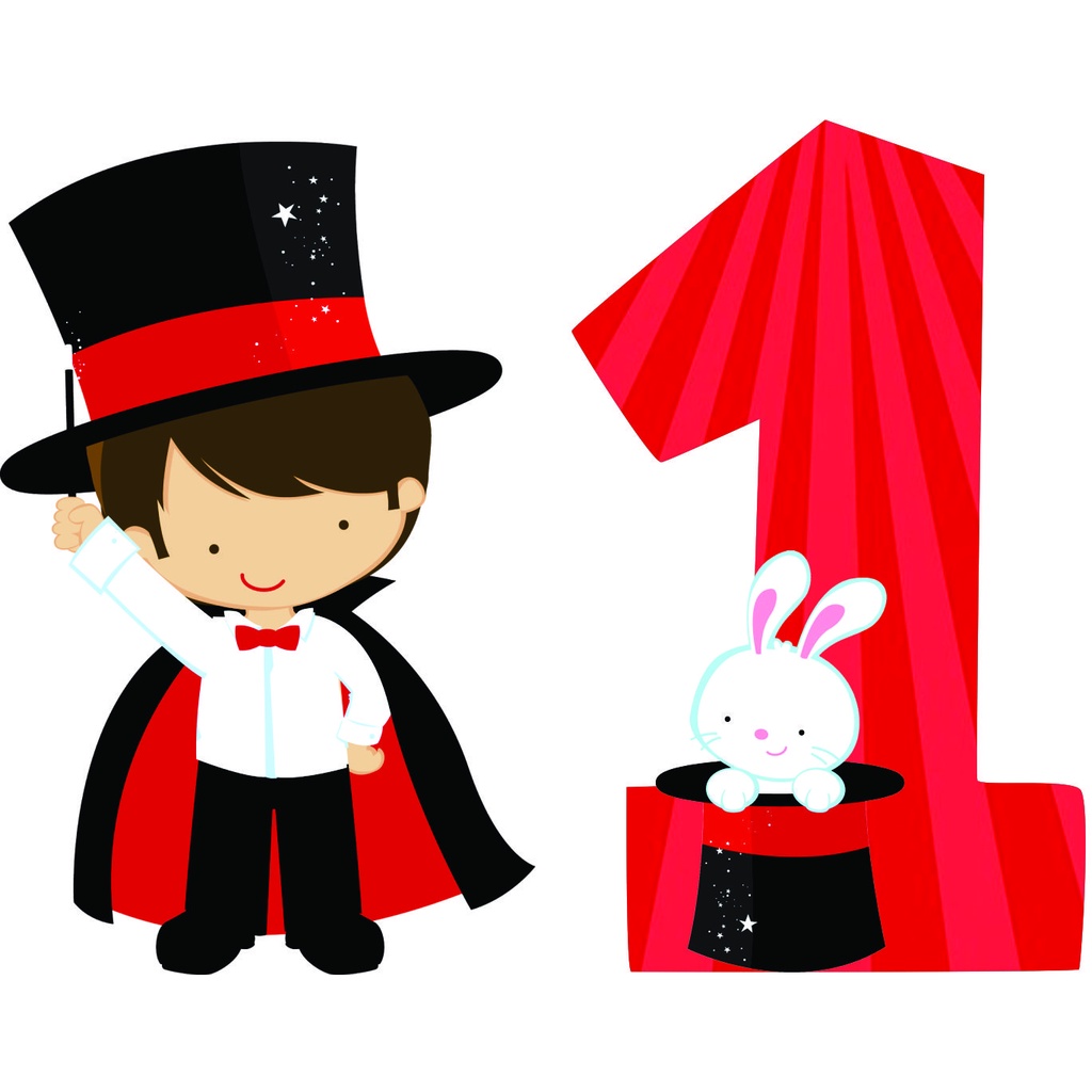 Kit Displays Circo Número 1 e Mágico 60cm | Shopee Brasil
