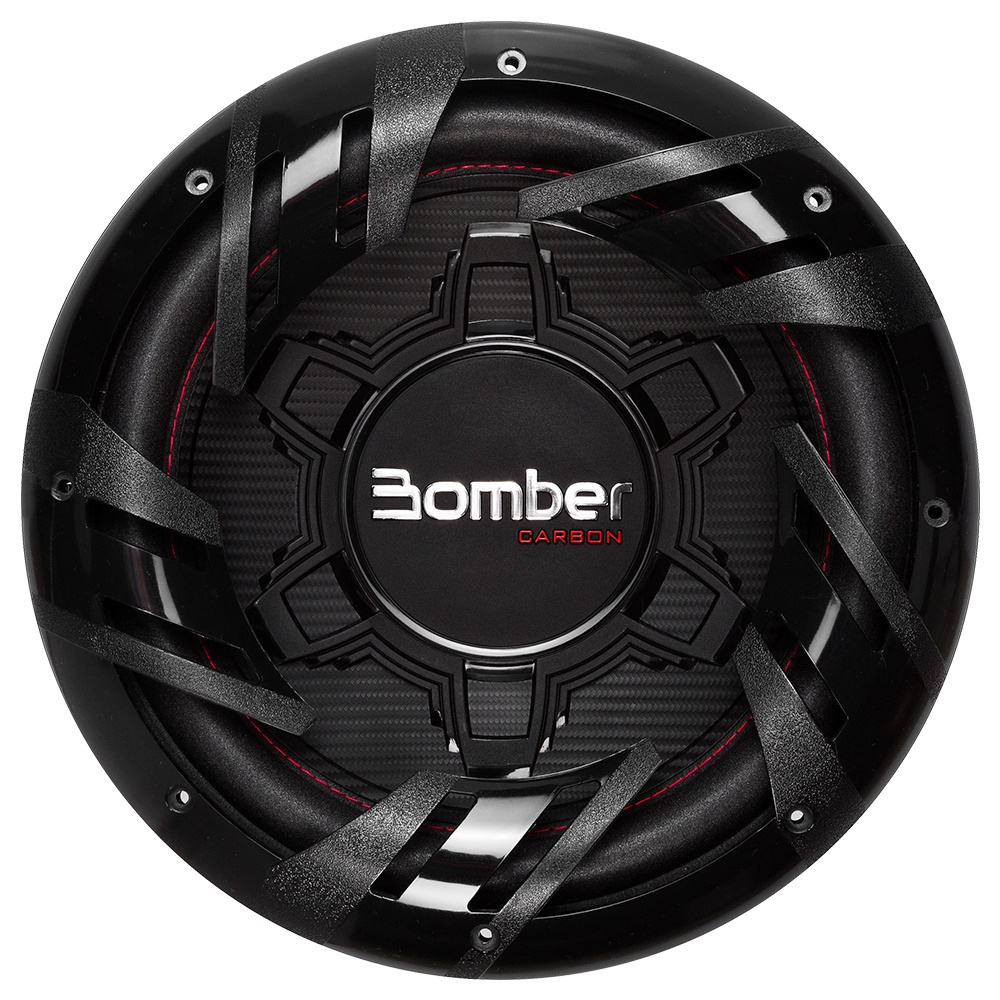 Subwoofer 12 Polegadas Bomber 550w Rms Carbon 4+4 Ohms Bobina Dupla Sub ...
