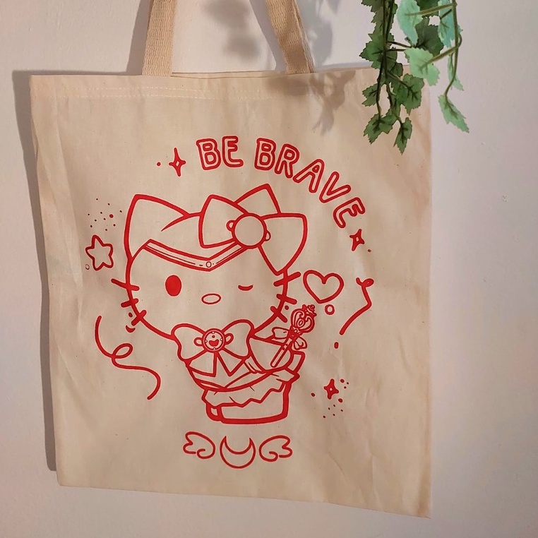 Ecobag Hello Kitty Sailor Moon | Shopee Brasil