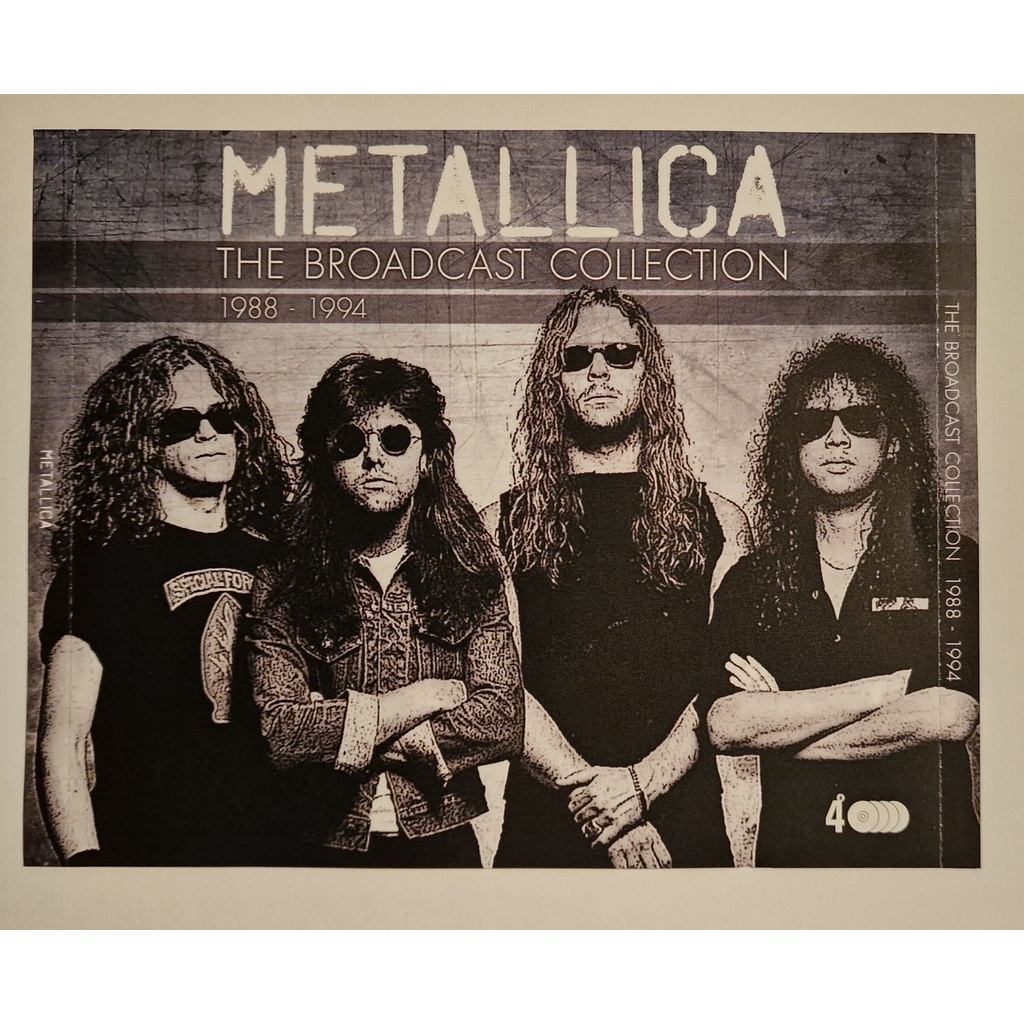 Metallica Cd The Broadcast Collection 1988 1994 Soundboard 4 Cds