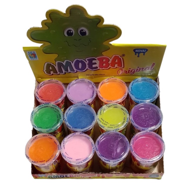 Amoeba original slime com 12unidades coloridas | Shopee Brasil