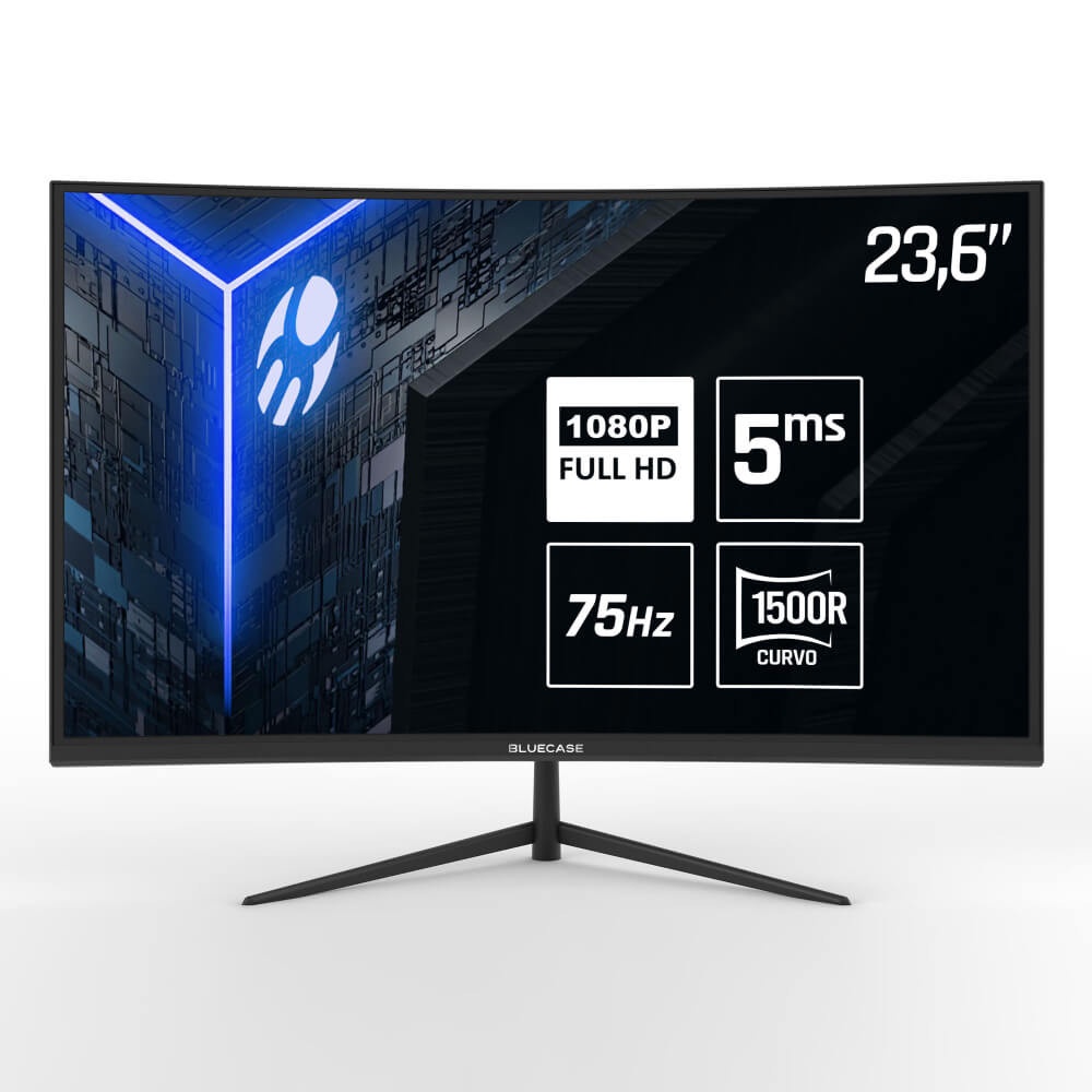 MONITOR GAMER 23,6" CURVO FULL HD 75 HZ FREESYNC | Shopee Brasil