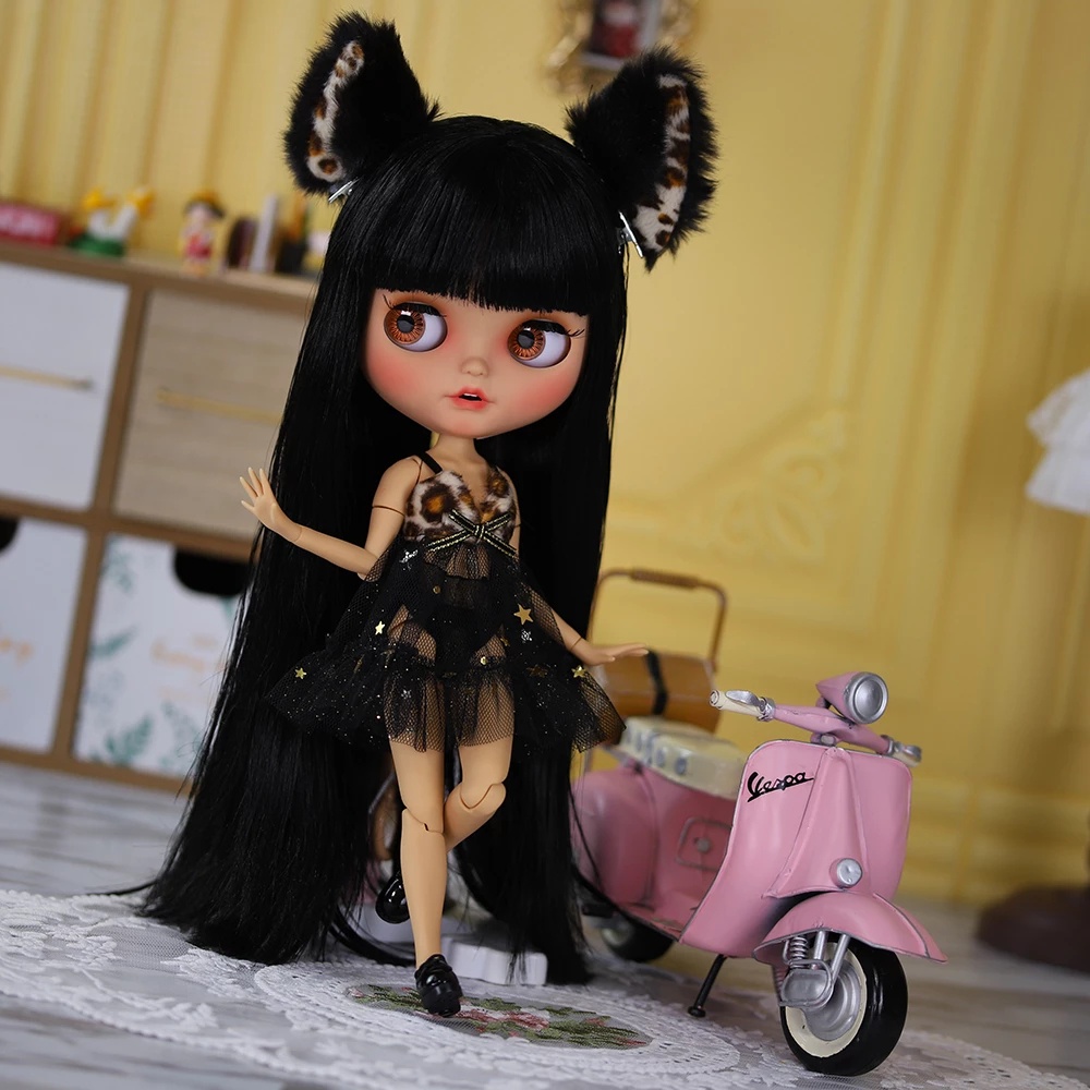 ICY DBS Blythe Doll 1/6 BJD Joint Body Tan Skin Matte Superfície 30cm ...