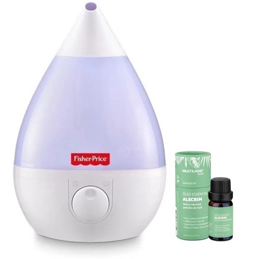Umidificador Fisher Price 3,4L + 1 Óleo Essencial Alecrim | Shopee Brasil
