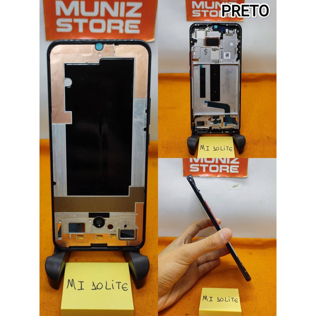 Moldura Aro Mi 10 Lite 5G Aro Lateral Do Display Traseira Chassi ...