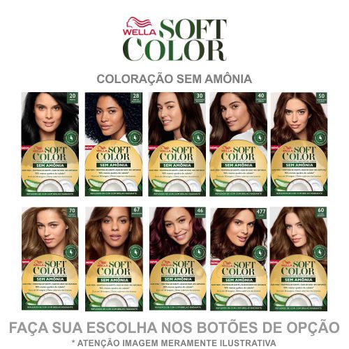 TINTURA SOFT COLOR ORIGINAL (CORES A ESCOLHER) | Shopee Brasil