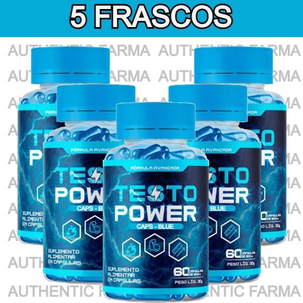 Testo Power (5 Potes) - 300 Caps - 100% Original | Shopee Brasil