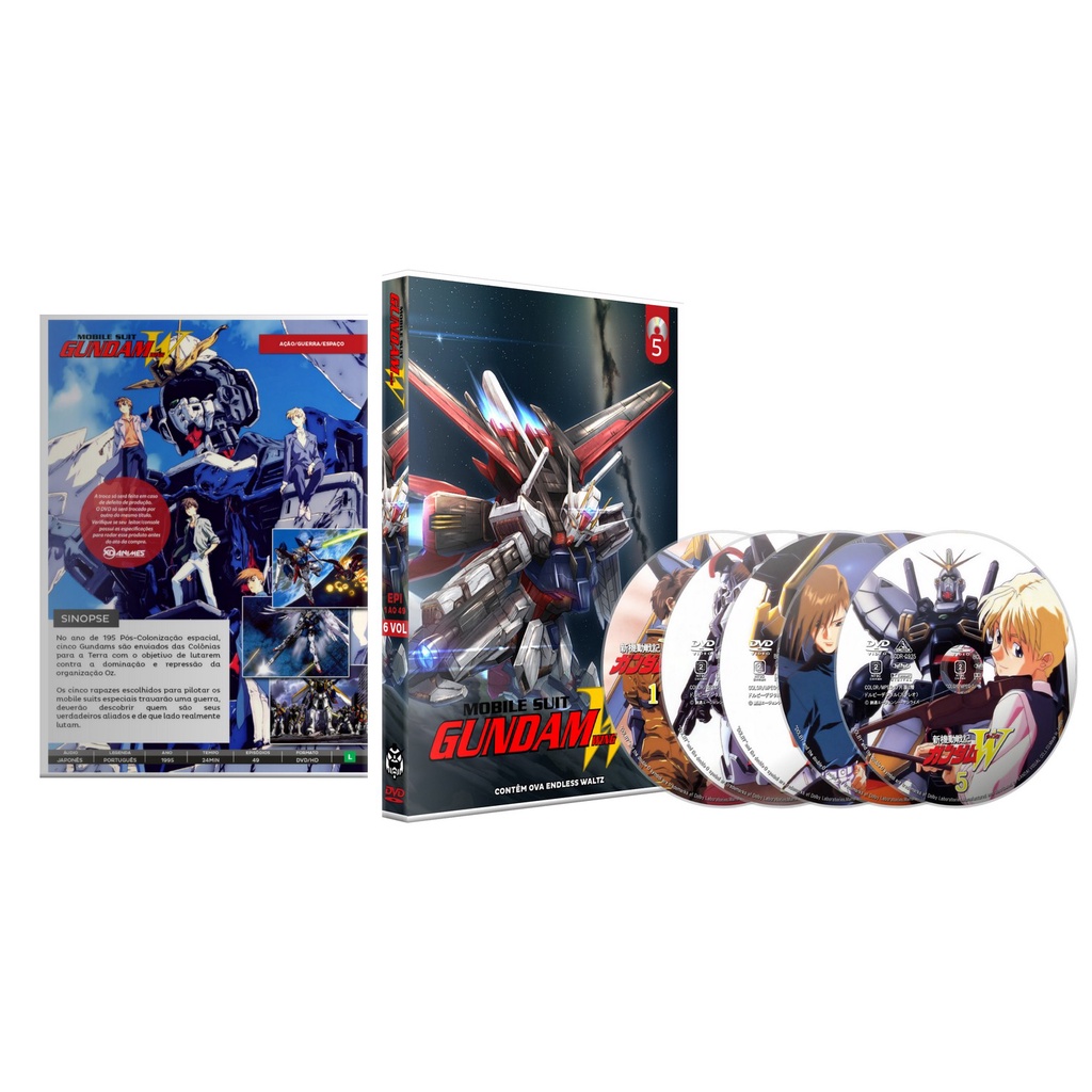 Dvd Anime Mobile Suit Gundam Wing Série Completa | Shopee Brasil
