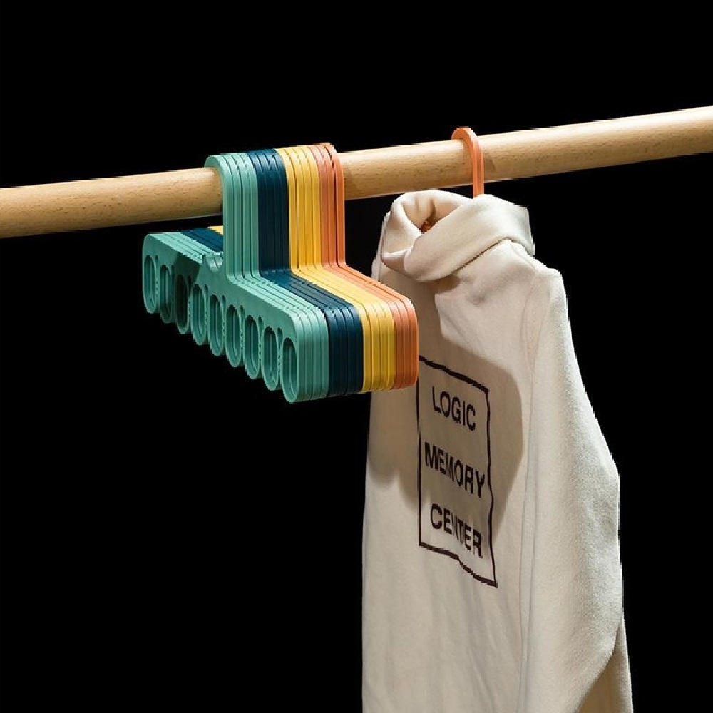 Cabide Organizador Multiuso 9 Furos Guarda Roupas | Shopee Brasil