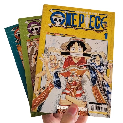 One Piece 3 em 1 - Edição 2022 - Volume 1, Volume 2 e Volume 3 (HQ ...