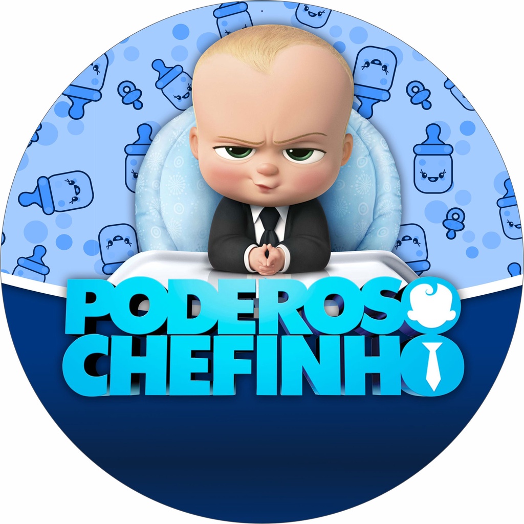 Painel Redondo Tecido Sublimado Poderoso Chefinho | Shopee Brasil