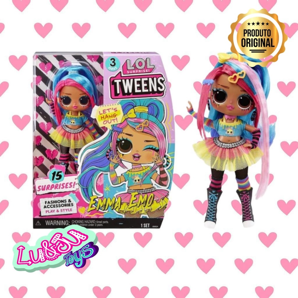 LOL Surprise Tween Series 3 Emma Emo | Shopee Brasil