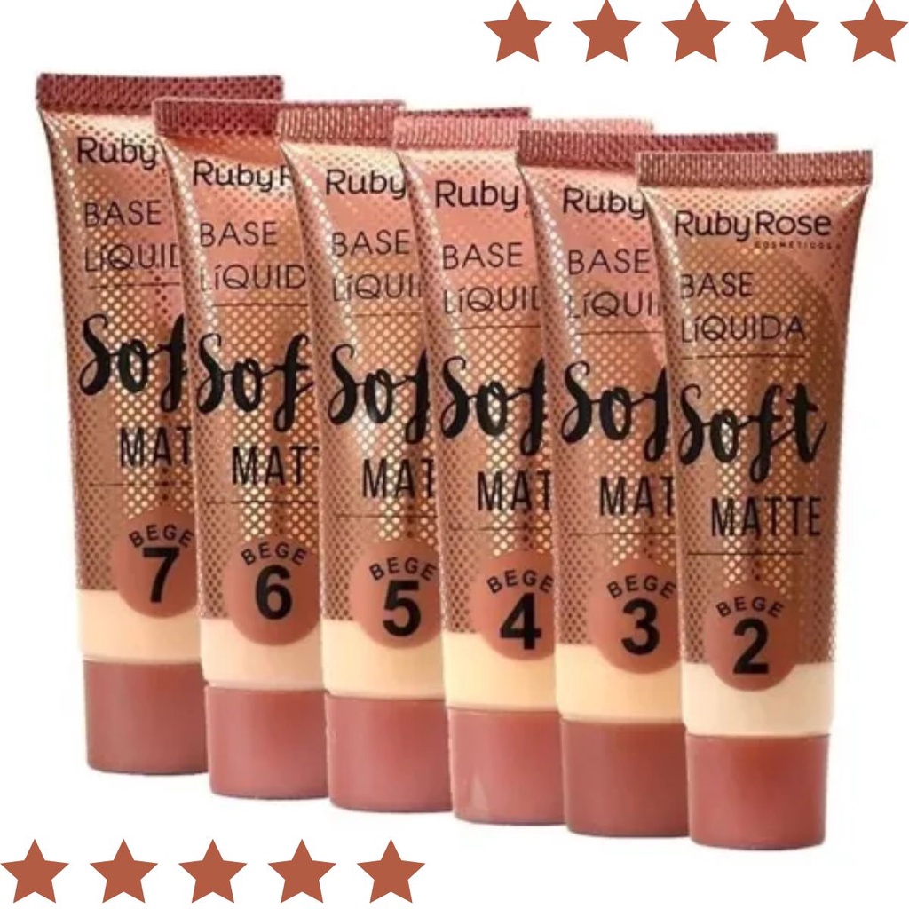 Base Liquida Soft Matte Ruby Rose | Shopee Brasil