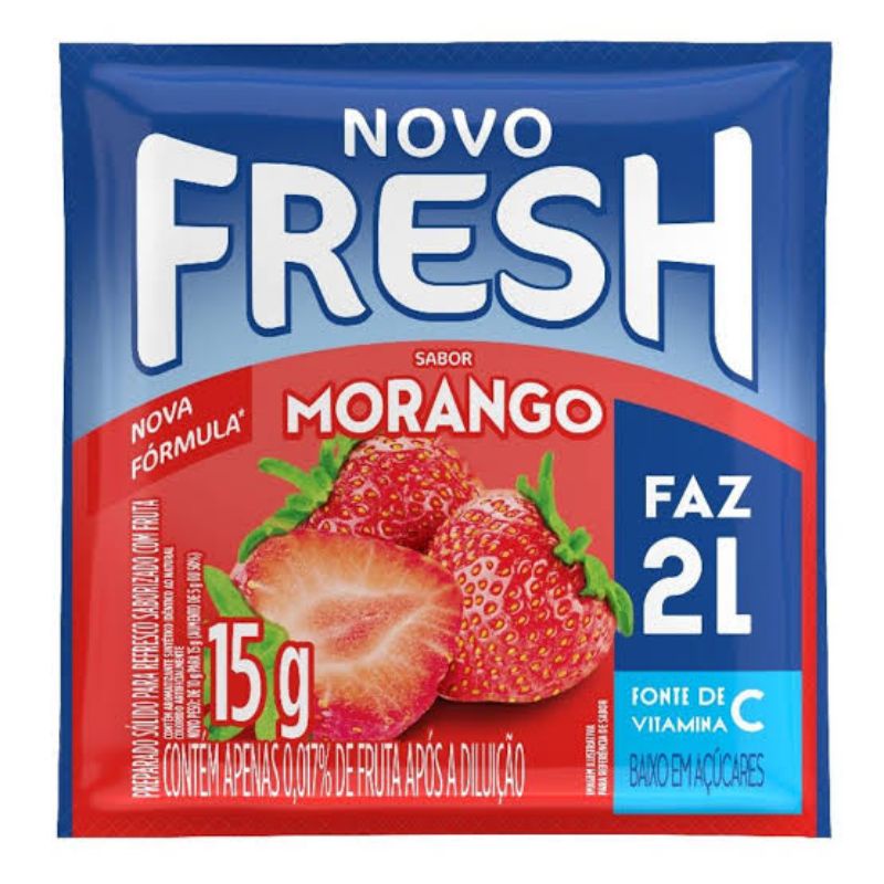 Suco Refresco Fresh faz 2 Litros cx c/15 unidades | Shopee Brasil